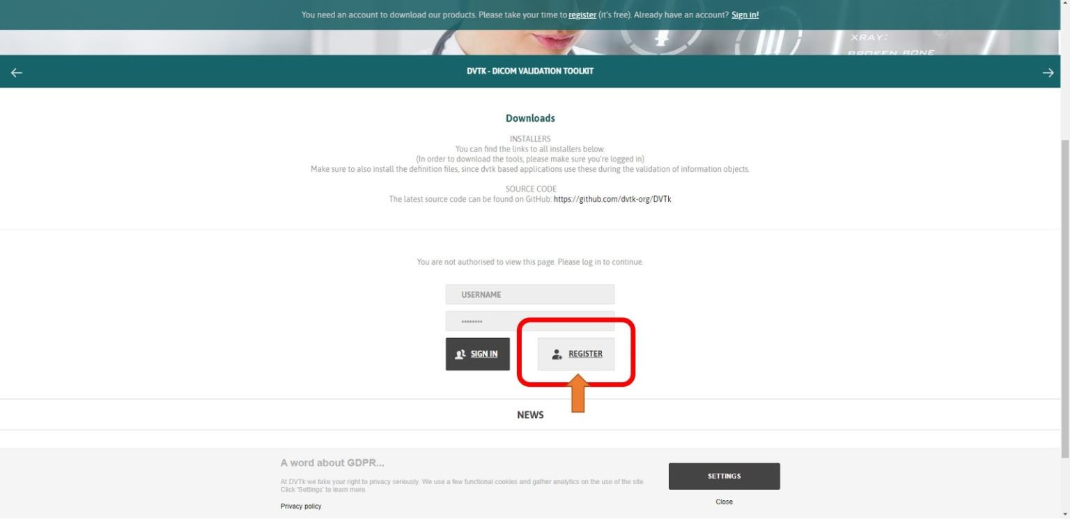 DVTkを使ったDICOM通信について②（ダウンロード） | DEN Dose project